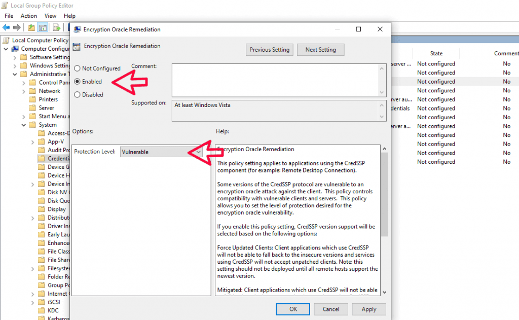 Fix Credssp Encryption Oracle Error In Remote