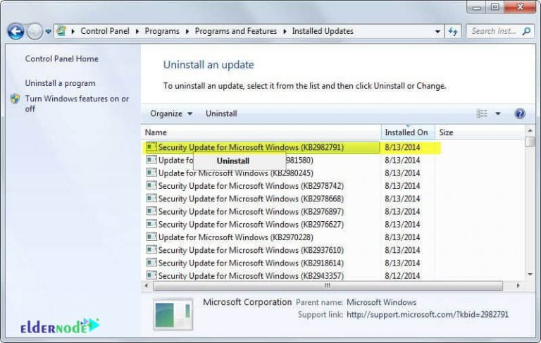 How to Revert a Windows Update