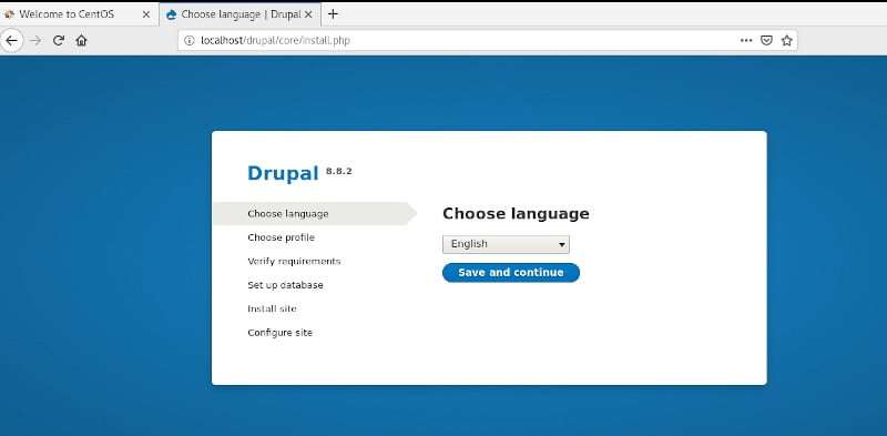 How To Install Drupal On Centos 8 How To Configure Drupal Settings