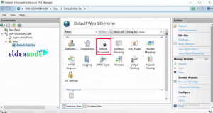 How To Configure Default Site in IIS Server 2019 - Eldernode Blog