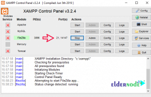 How to Create FTP in XAMPP - Tutorial Eldernode Blog
