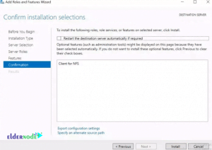 How to Install and Configure NFS Client on Windows Server 2019