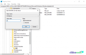 How to set Windows 10 Update through the Registry - Eldernode Blog