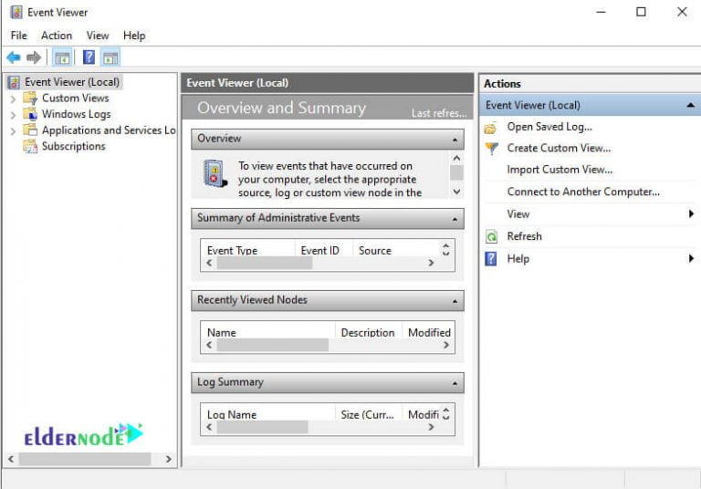 Windows Server Log Tutorial; Turn on and off - Windows VPS Server