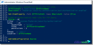 How to Install and Configure the FTP server with PowerShell