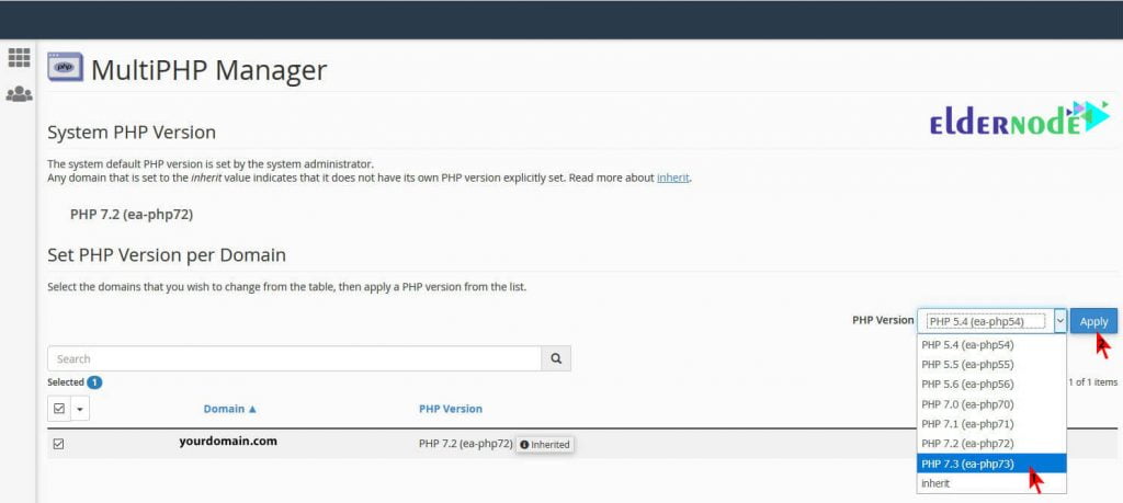 How to change the php version in Cpanel with two ways