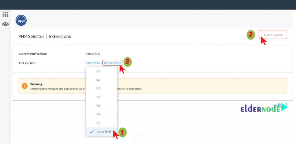 How to change the php version in Cpanel with two ways