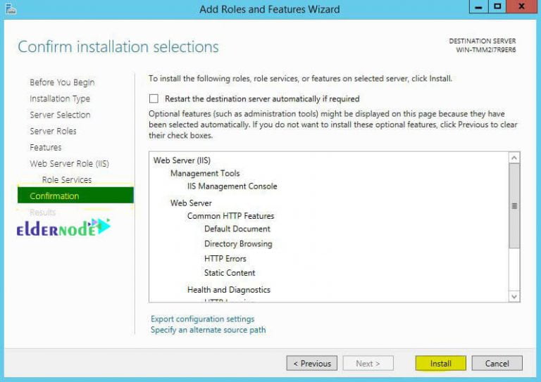 Tutorial install IIS web server on the RDP admin 2016
