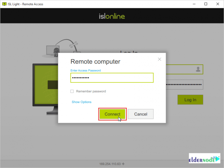 Tutorial Connect ISL online Remote Desktop On RDP | Eldernode