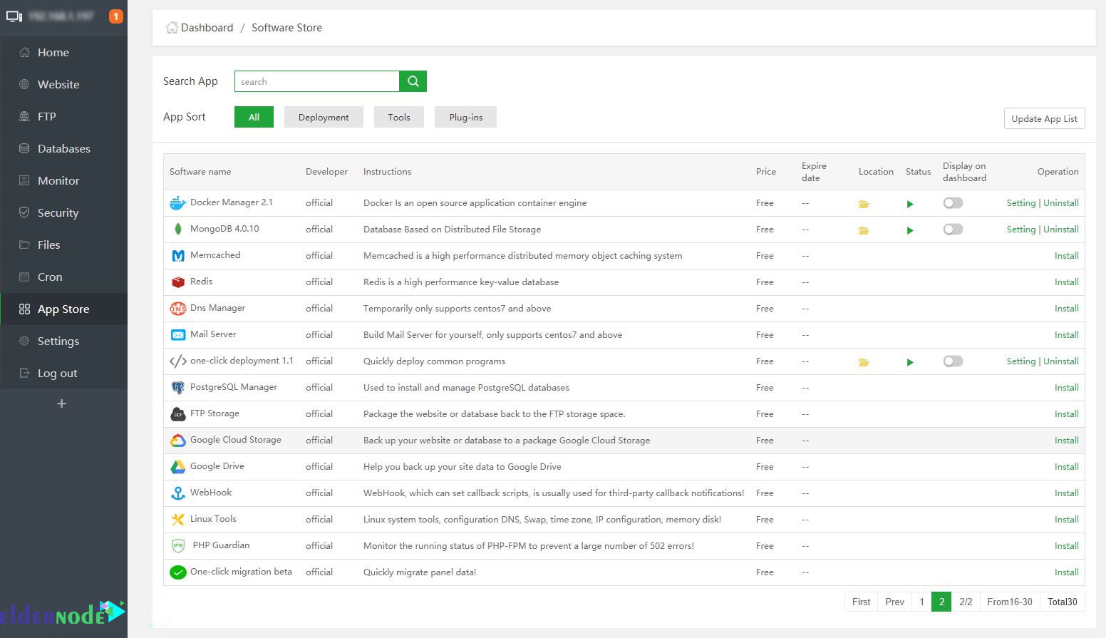 Introducing aaPanel Hosting Control Panel - Eldernode Blog