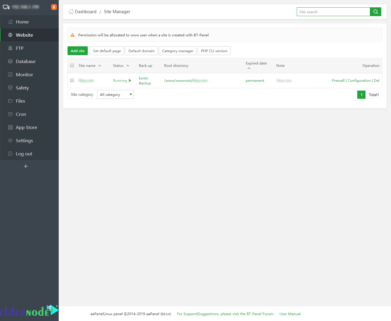 Introducing aaPanel Hosting Control Panel - Eldernode Blog