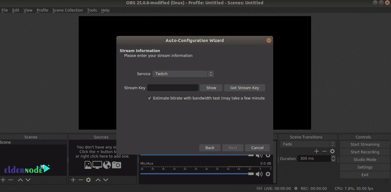 How to Install and run OBS on Linux Ubuntu - Eldernode Blog