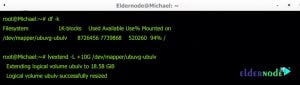 Tutorial resize root partition on Linux Ubuntu and Debian