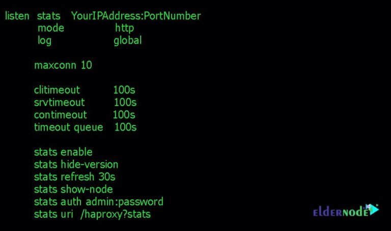 Introducing and Configure HAProxy Stats - Eldernode Blog