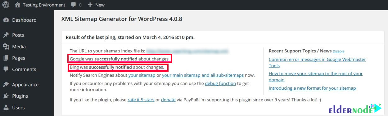 Tutorial Configure XML Sitemaps Plugin [2021] - Eldernode Blog