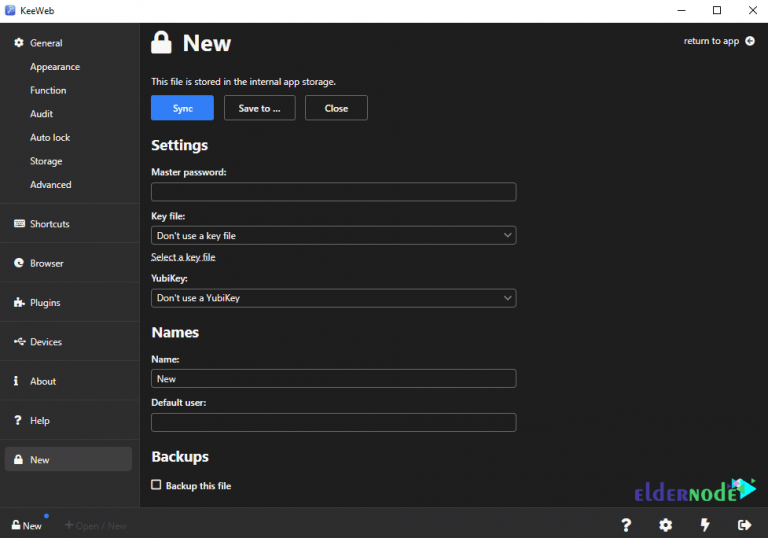 How to Install KeeWeb on Windows - Eldernode Blog