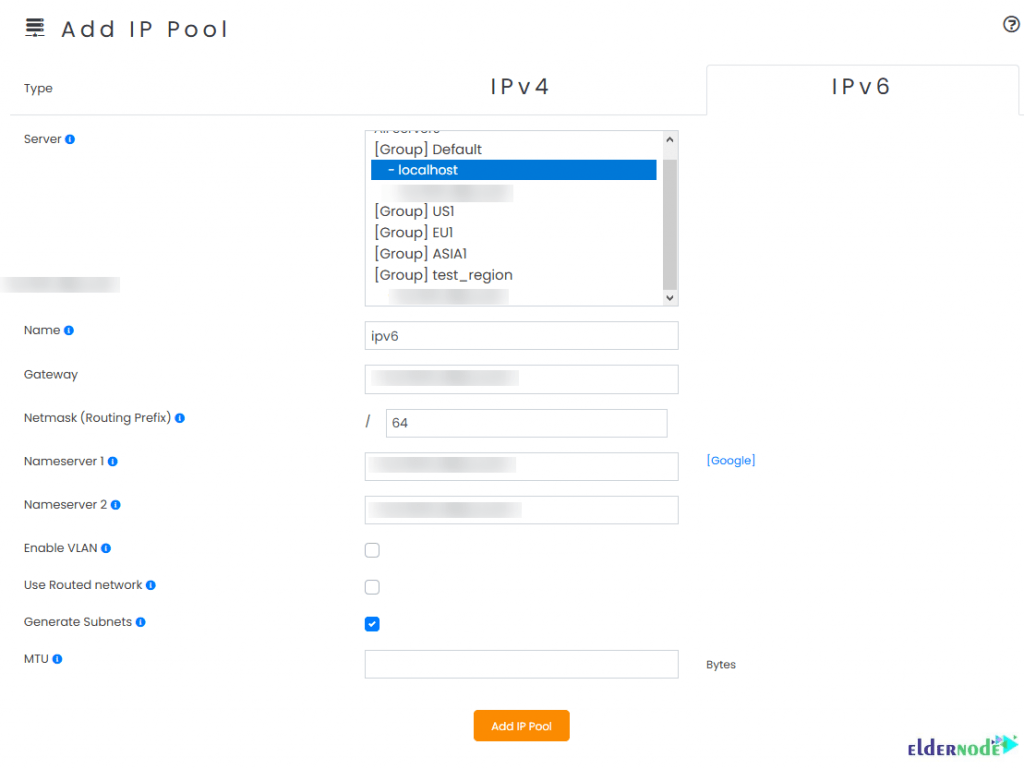 How To Create IP Pool And Add IP On Virtualizor - Eldernode Blog