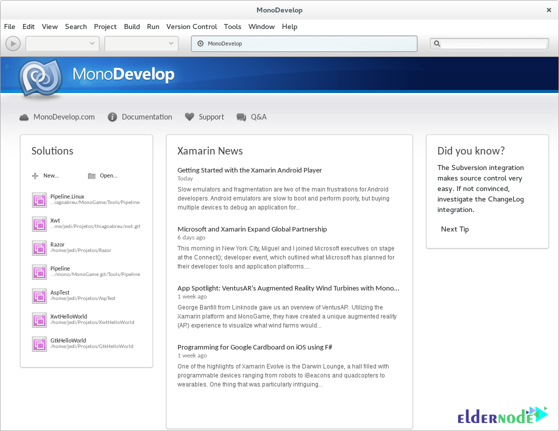 How to Setup and run MonoDevelop On CentOS 7